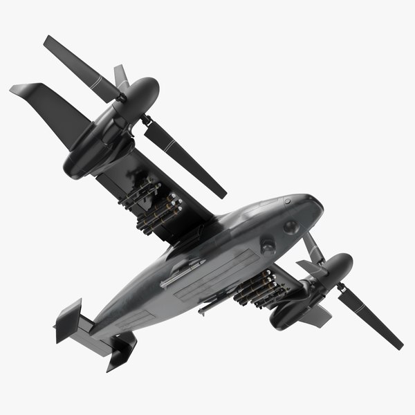 modelo 3d Drone UAV de combate con hélice preparado para Cinema 4D ...