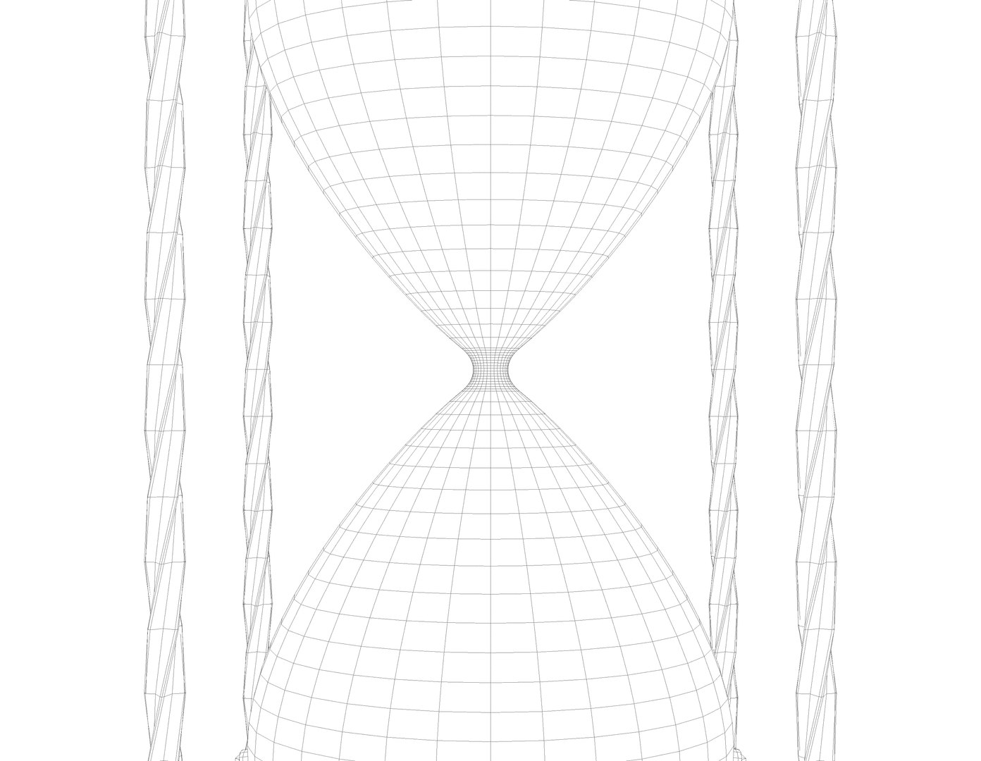 3D Sand Timer Hour Glass Antique Model - TurboSquid 2325525