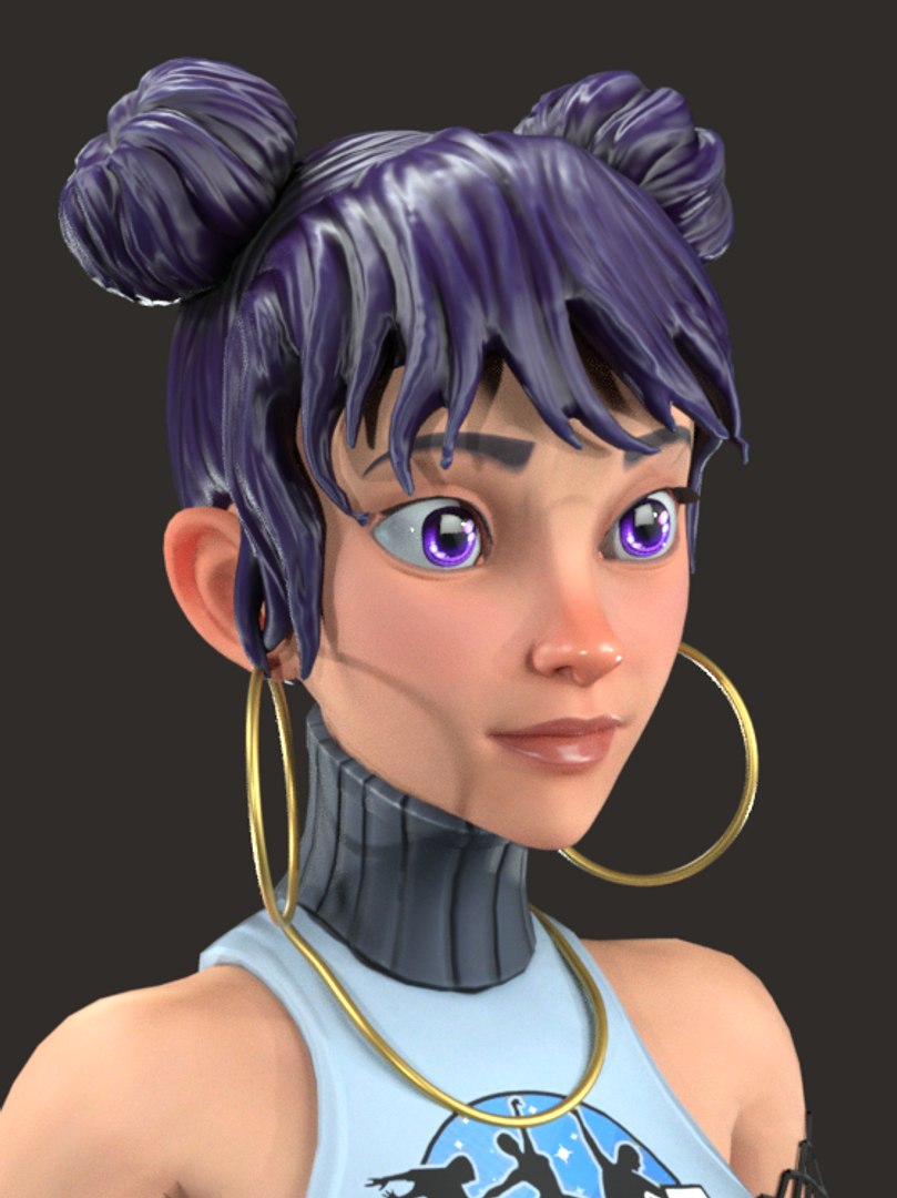 3D Model Cartoon Rigged Cute Dancer Girl Character 3D Model - TurboSquid 2234126