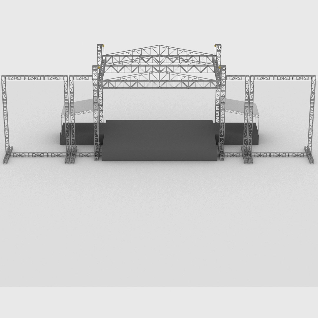3D model TRUSS STRUCTURE - TurboSquid 1987589