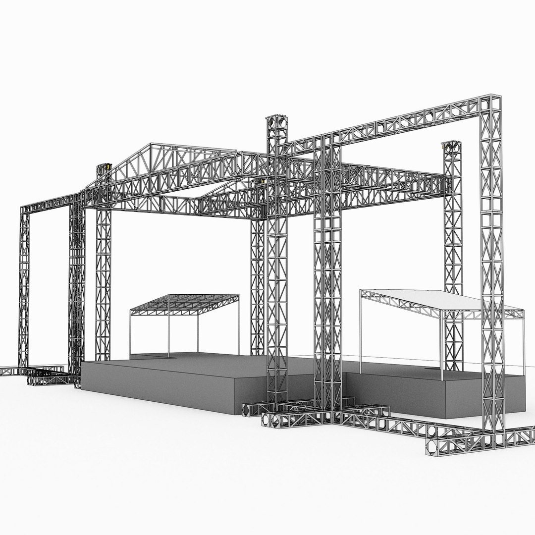 3D model TRUSS STRUCTURE - TurboSquid 1987589