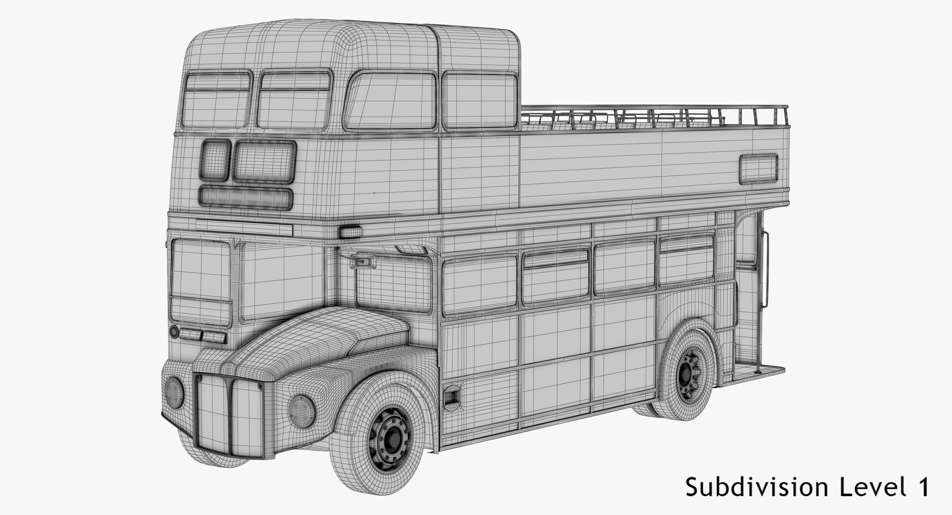 3D London Double Decker Bus - TurboSquid 2100959