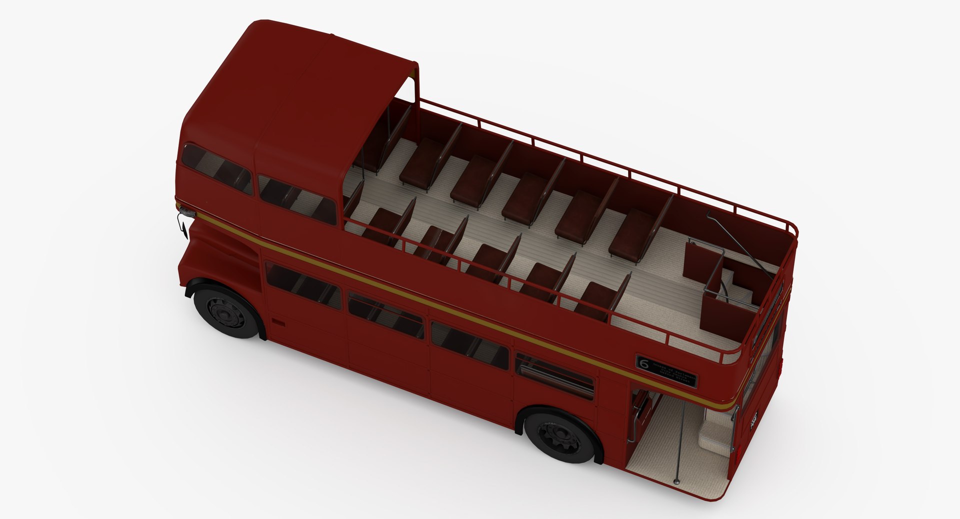 3D London Double Decker Bus - TurboSquid 2100959