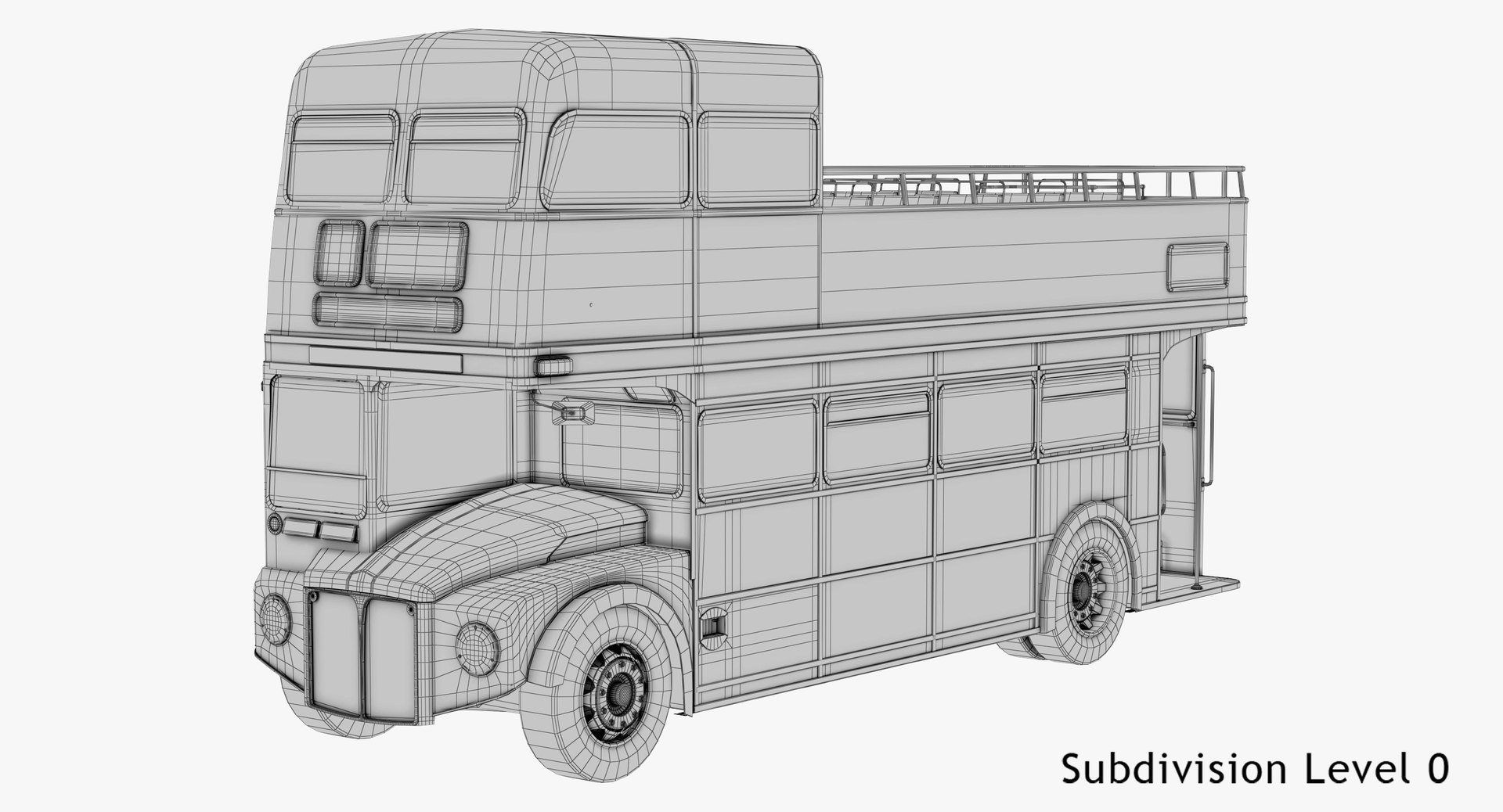 3D London Double Decker Bus - TurboSquid 2100959