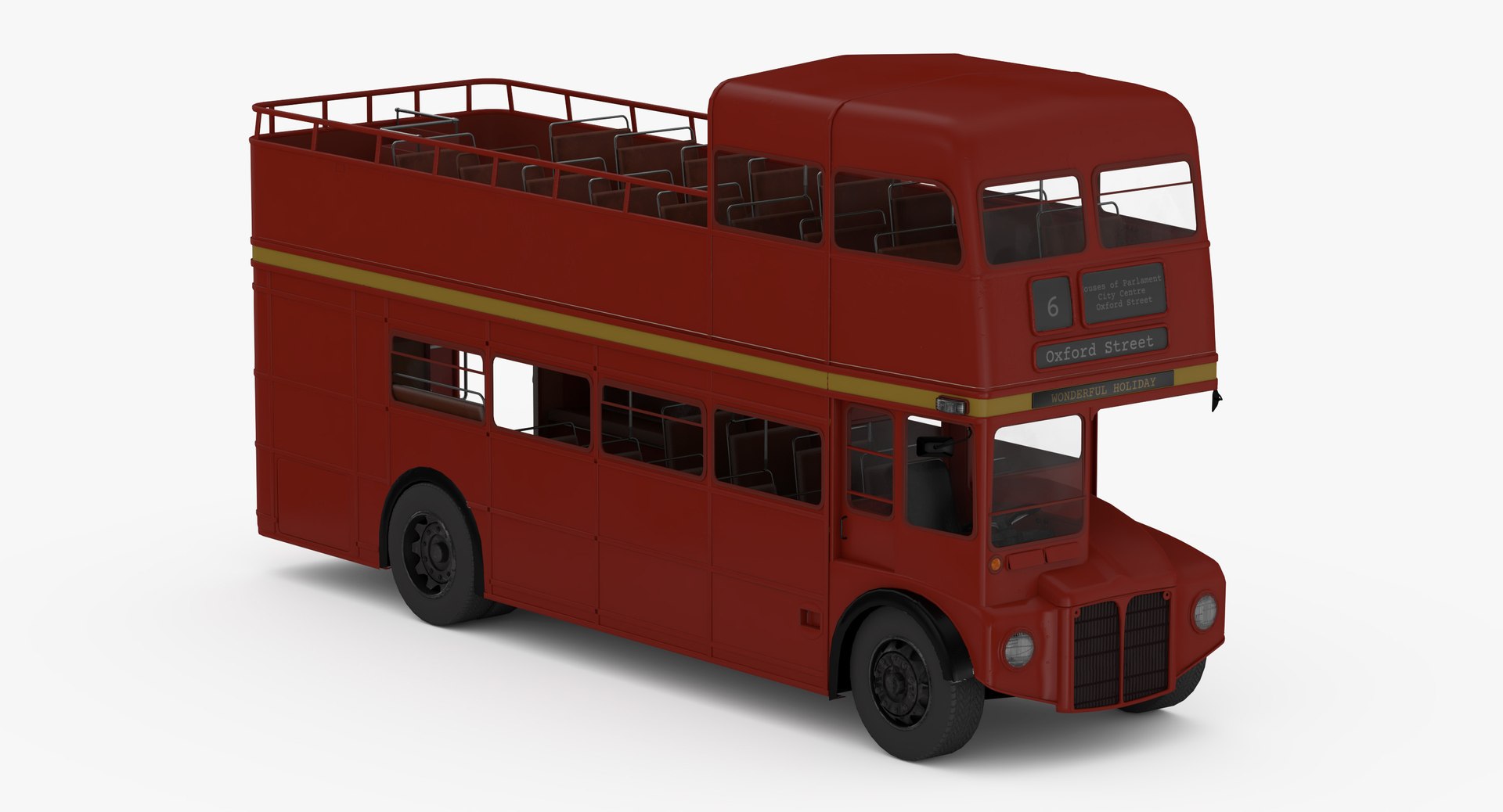 3D London Double Decker Bus - TurboSquid 2100959