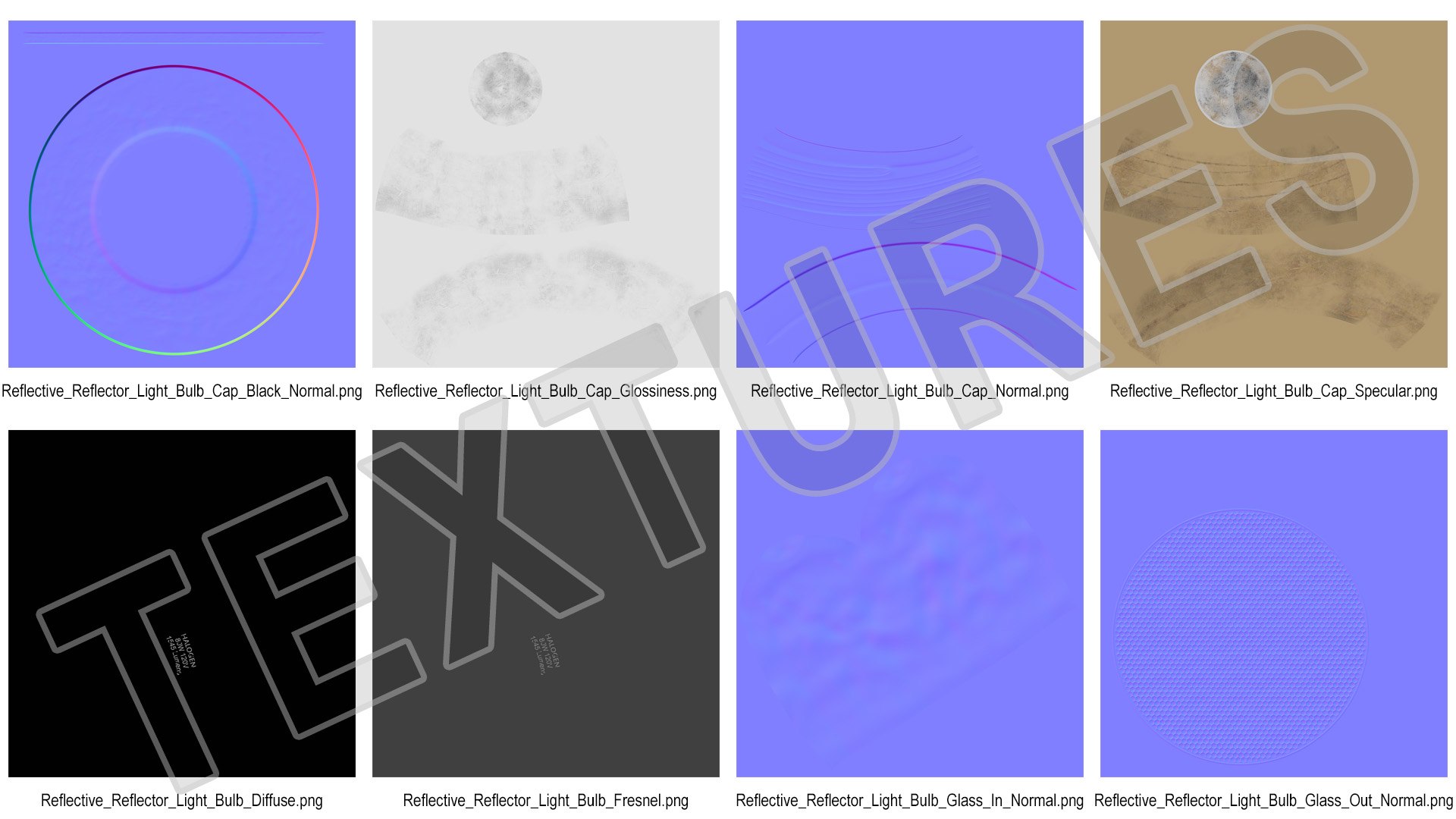 Reflective Reflector Light Bulb 3D Model - TurboSquid 2263535