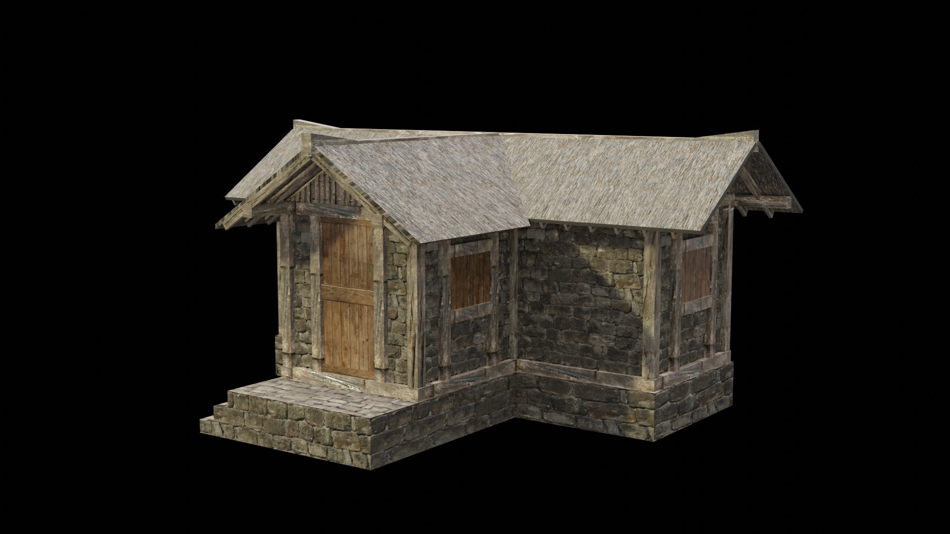 3D Medieval House Low Poly Old City House Model - TurboSquid 2332048