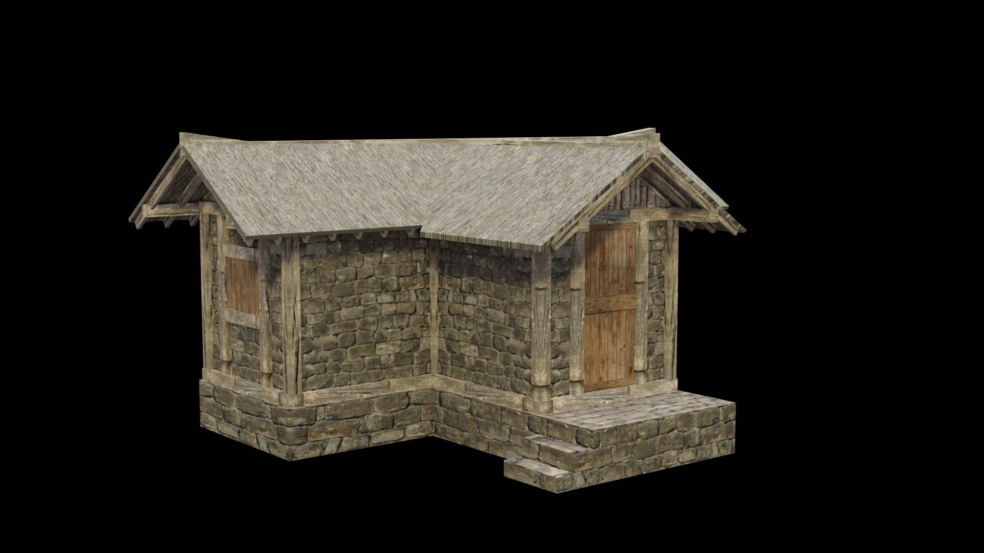 3D Medieval House Low Poly Old City House Model - TurboSquid 2332048