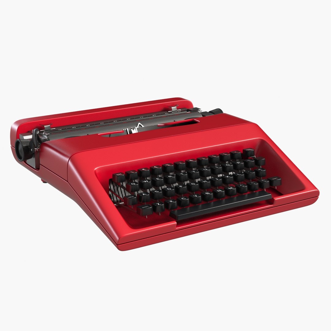 3d Model Typewriter P