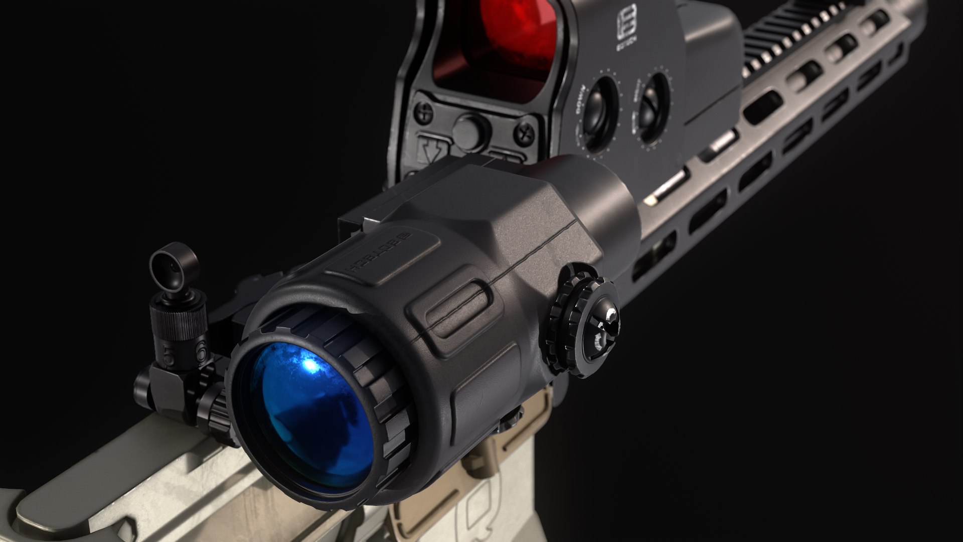 AAC Honey Badger Assault Rifle 3D Model - TurboSquid 2120686
