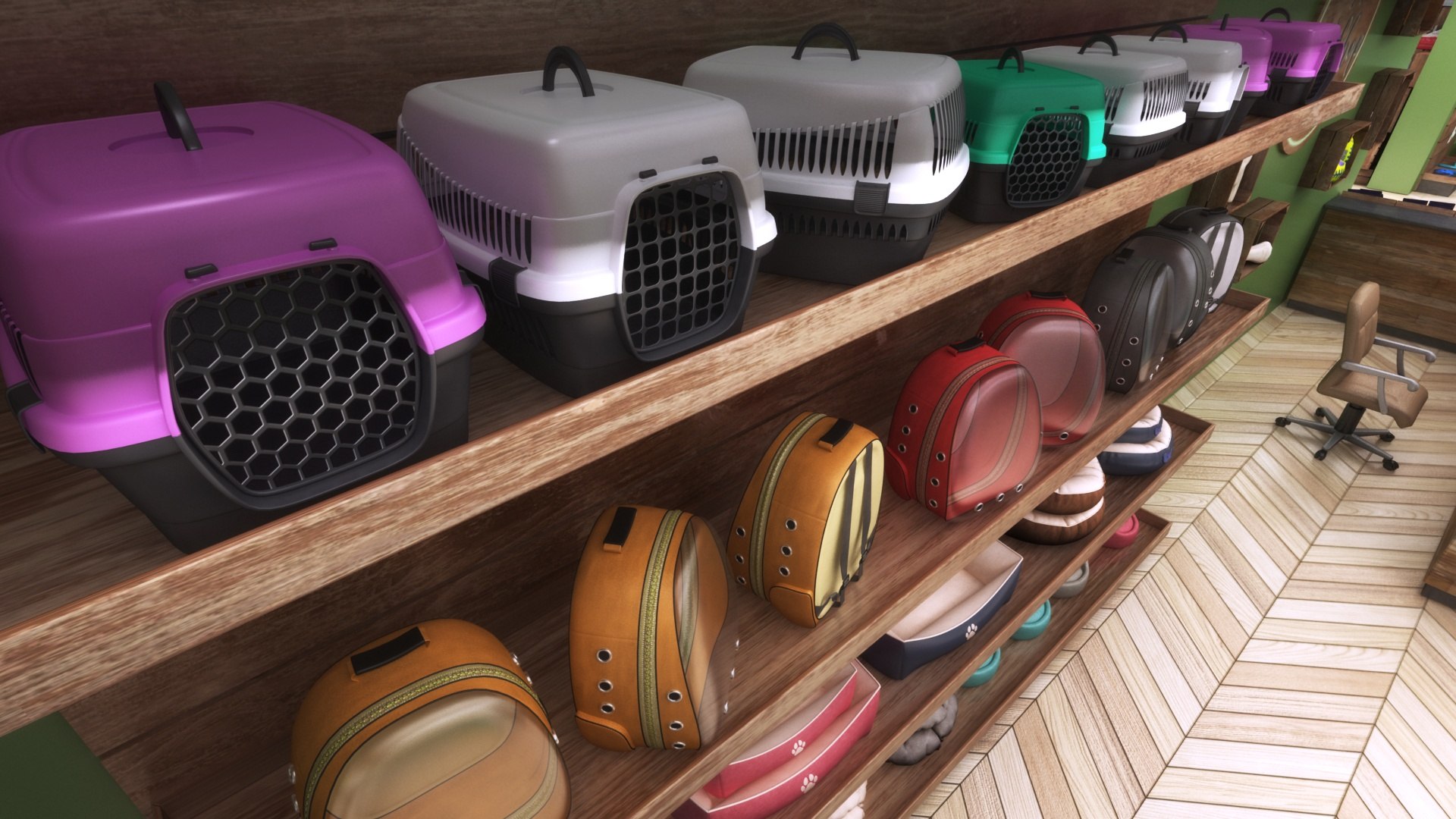 Realistic Pet Shop 2 3D Model - TurboSquid 1798271