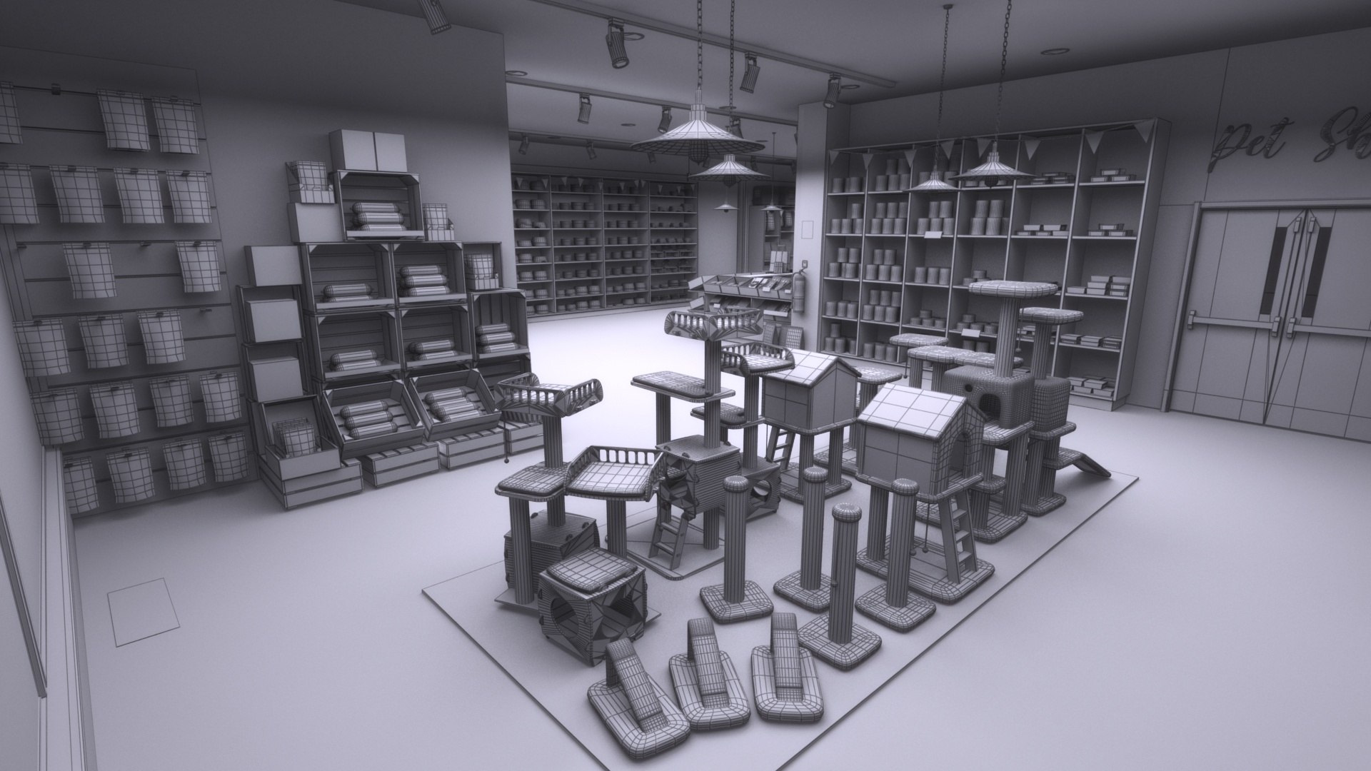 Realistic Pet Shop 2 3D model - TurboSquid 1798271