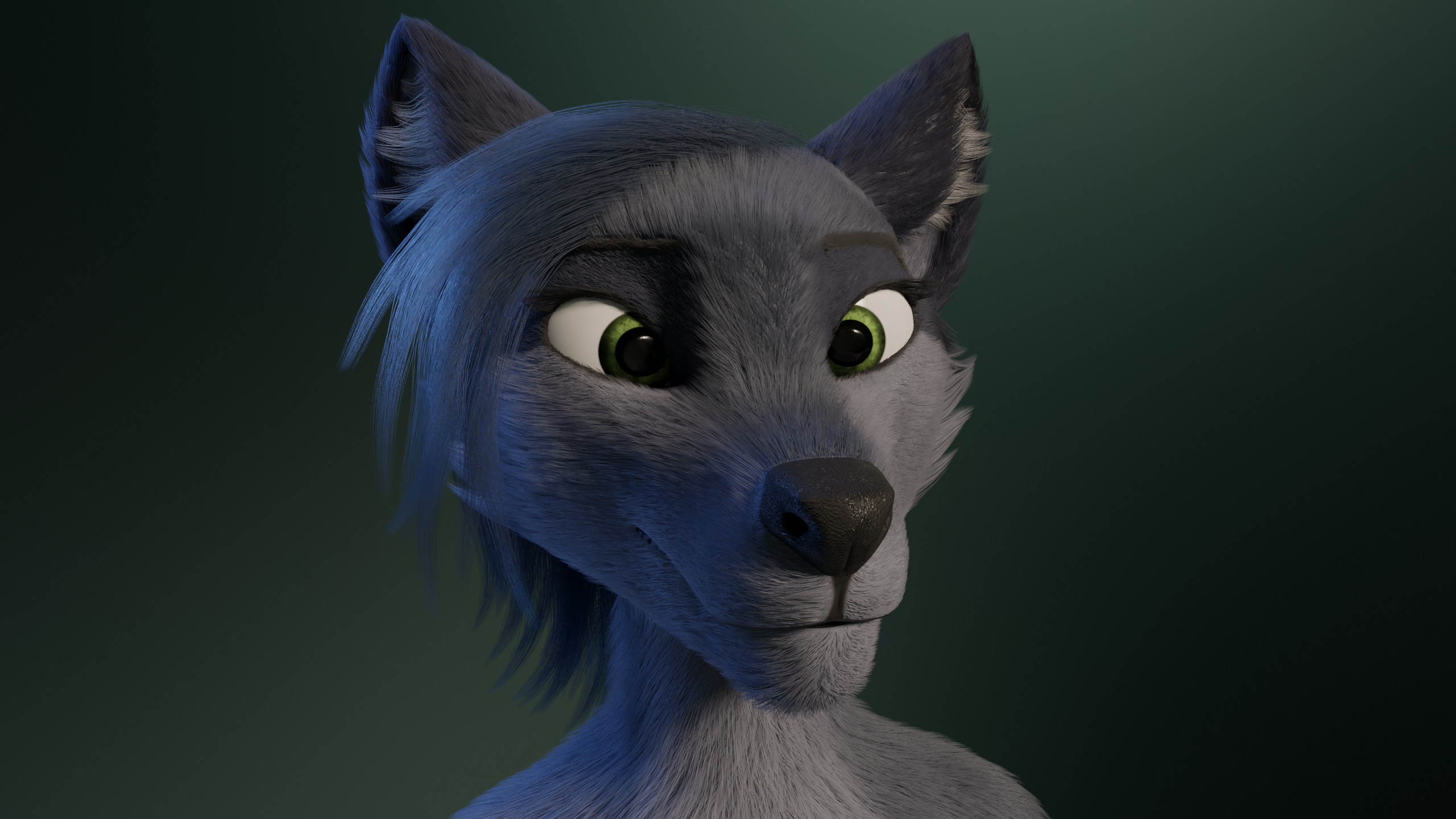 3D Jennifer Anthro Wolf model - TurboSquid 1873928