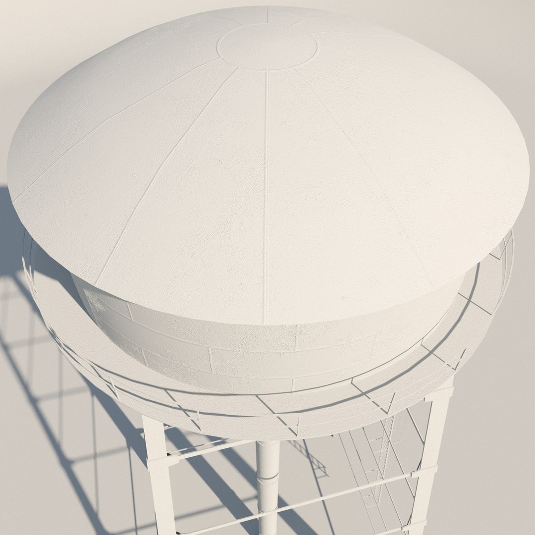 3d Water Tower Model