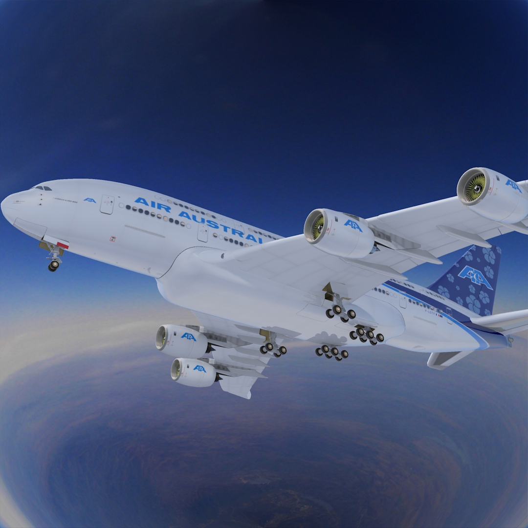 3D Airbus A380 17 Liveries model - TurboSquid 1919442
