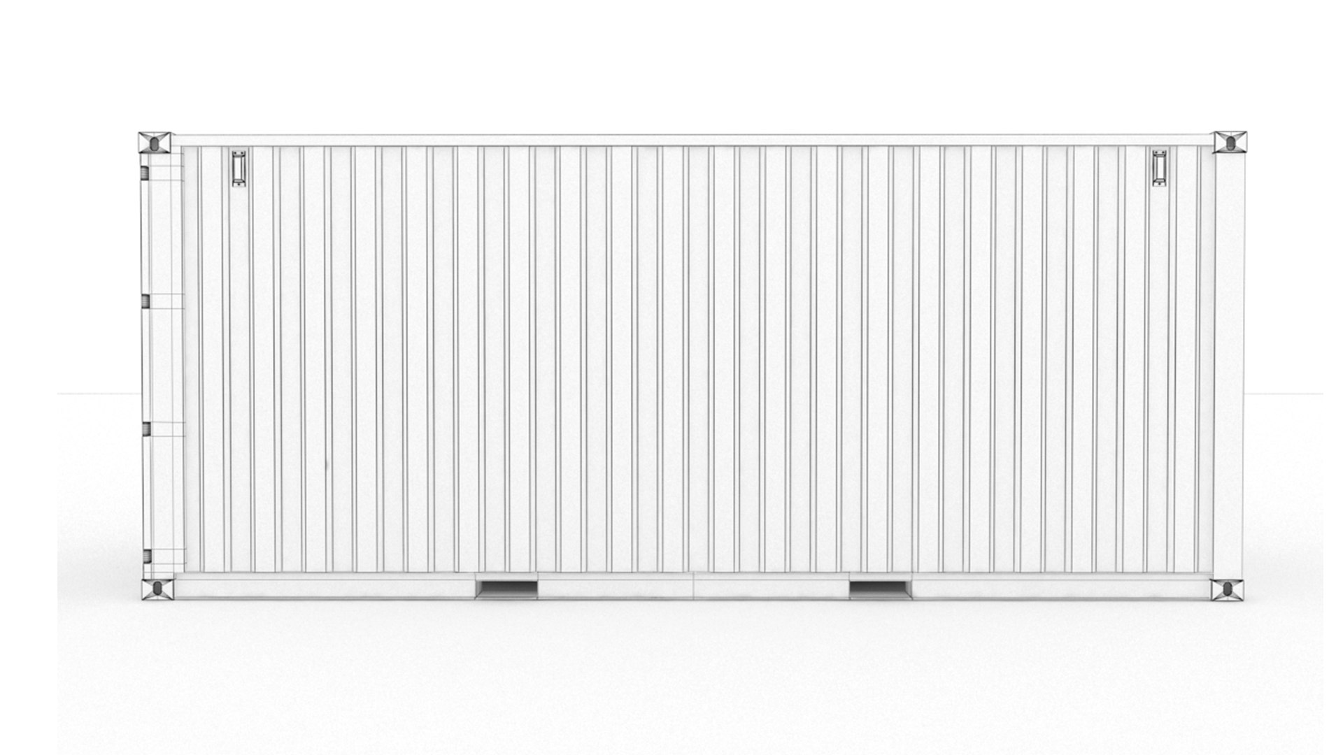 20 ft COSCO standard shipping container 3D - TurboSquid 2004502