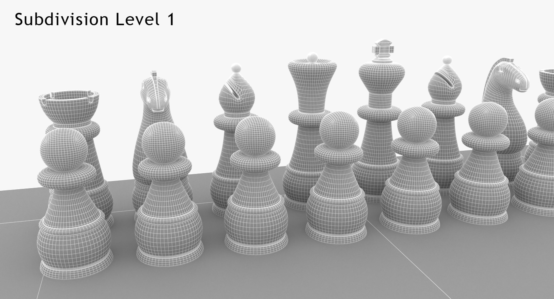 3D model chess pieces - TurboSquid 1193113