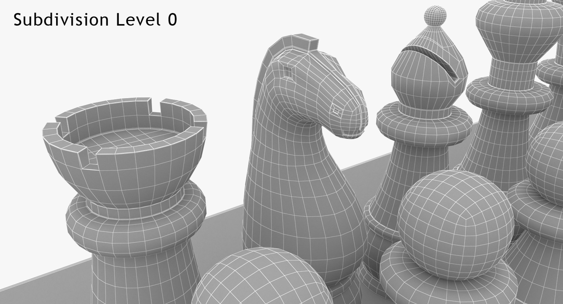 3D model chess pieces - TurboSquid 1193113