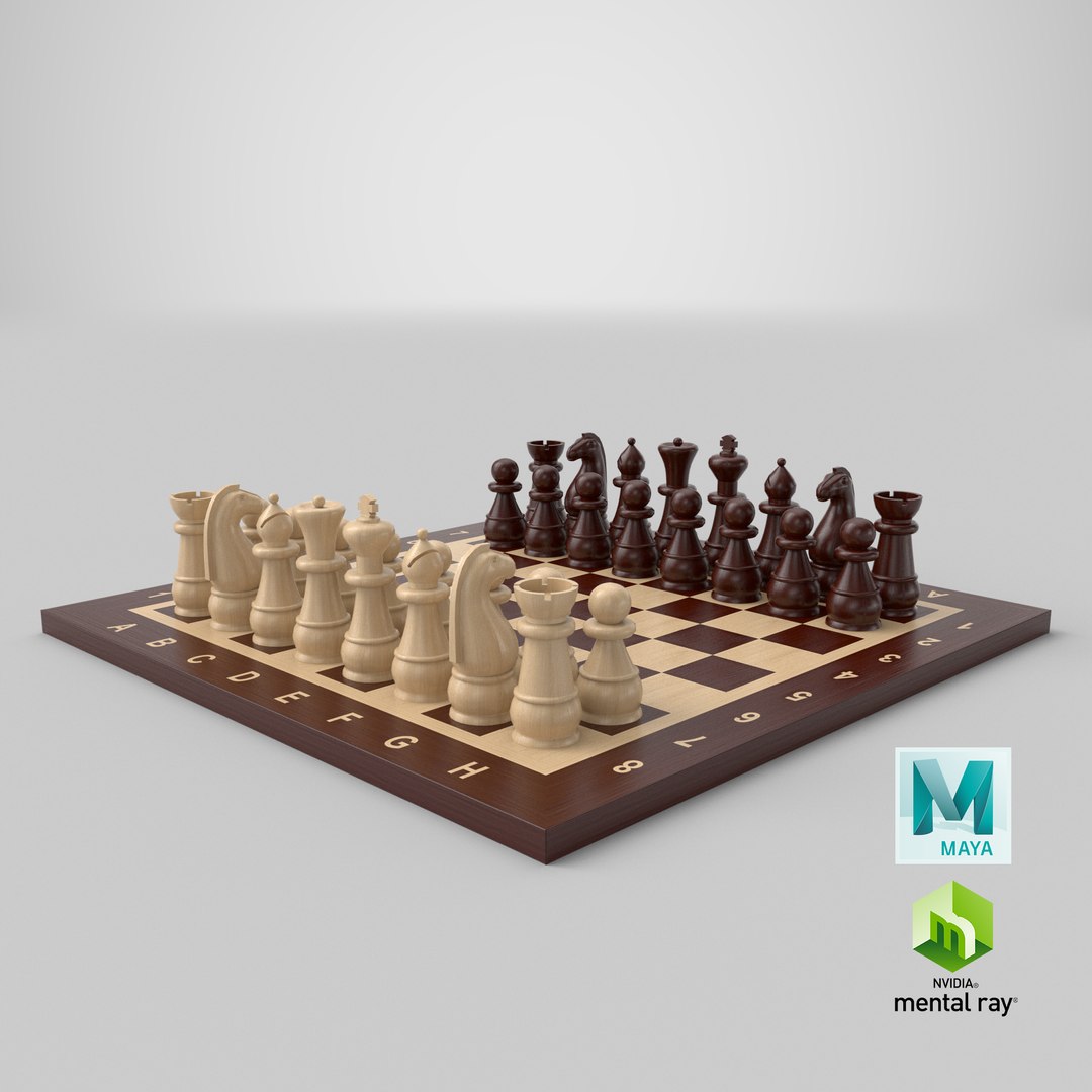 3D model chess pieces - TurboSquid 1193113