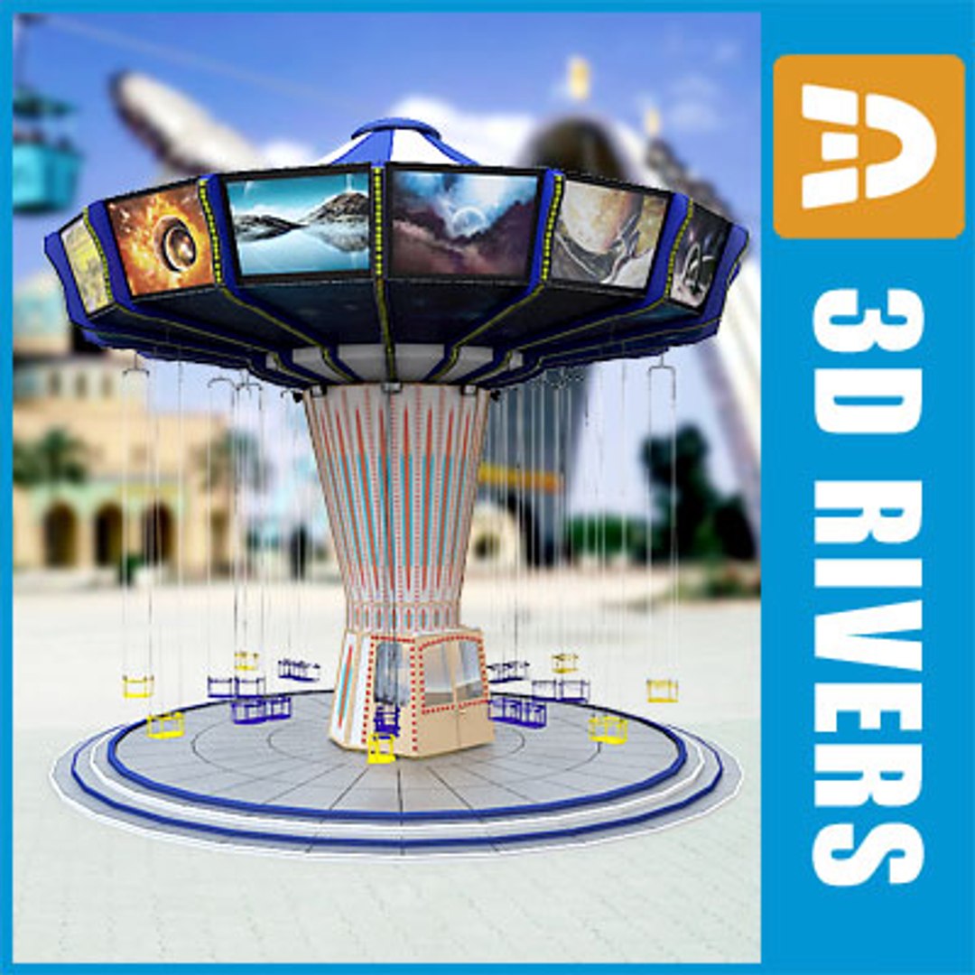 Wave Swinger Waveswinger Swings 3d Model