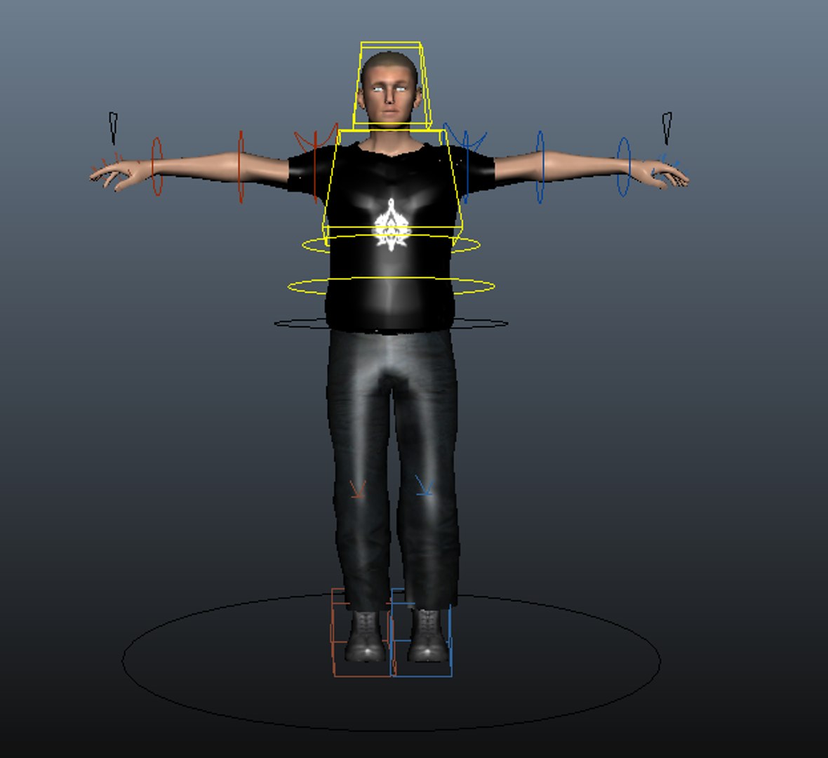 Character Rigging 3d Model