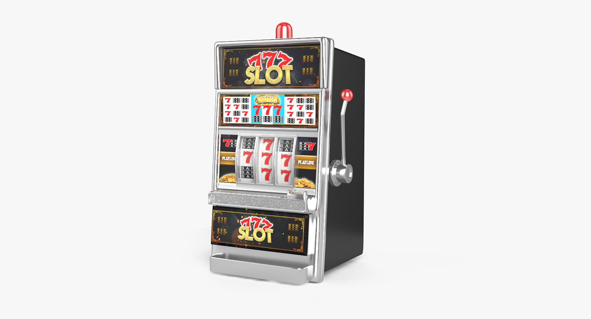 Slot Machine 3D - TurboSquid 1350129