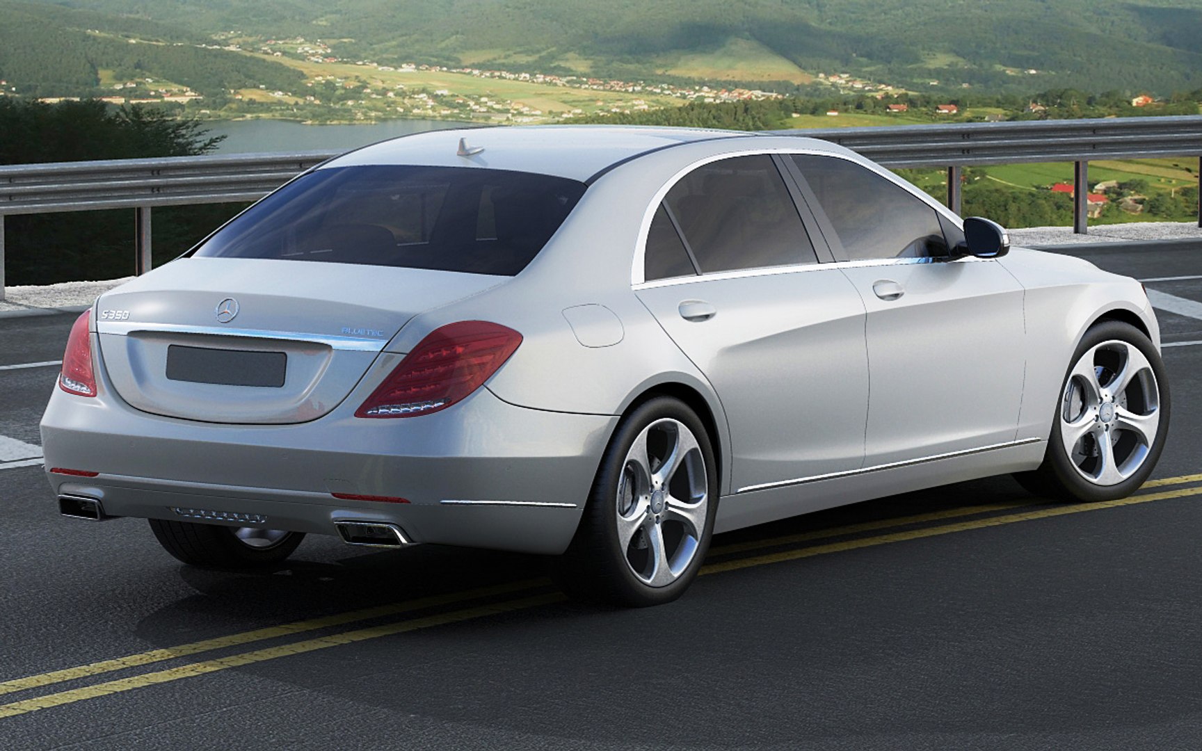 3d Model Mercedes S Class