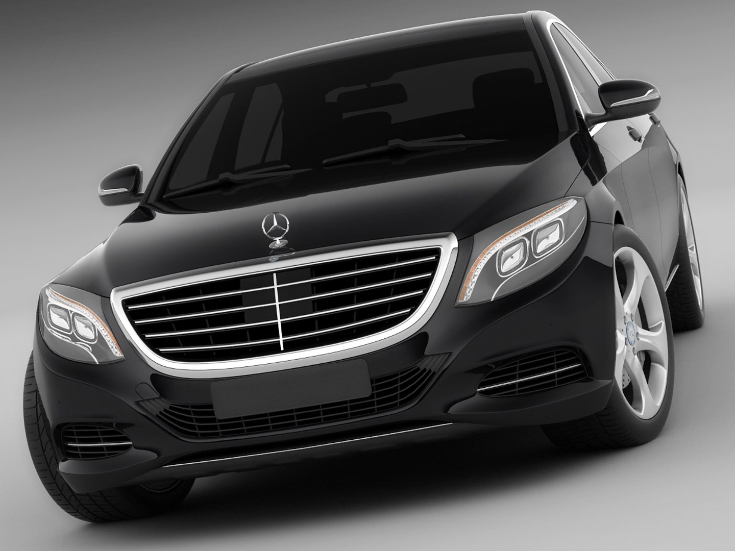 3d Model Mercedes S Class