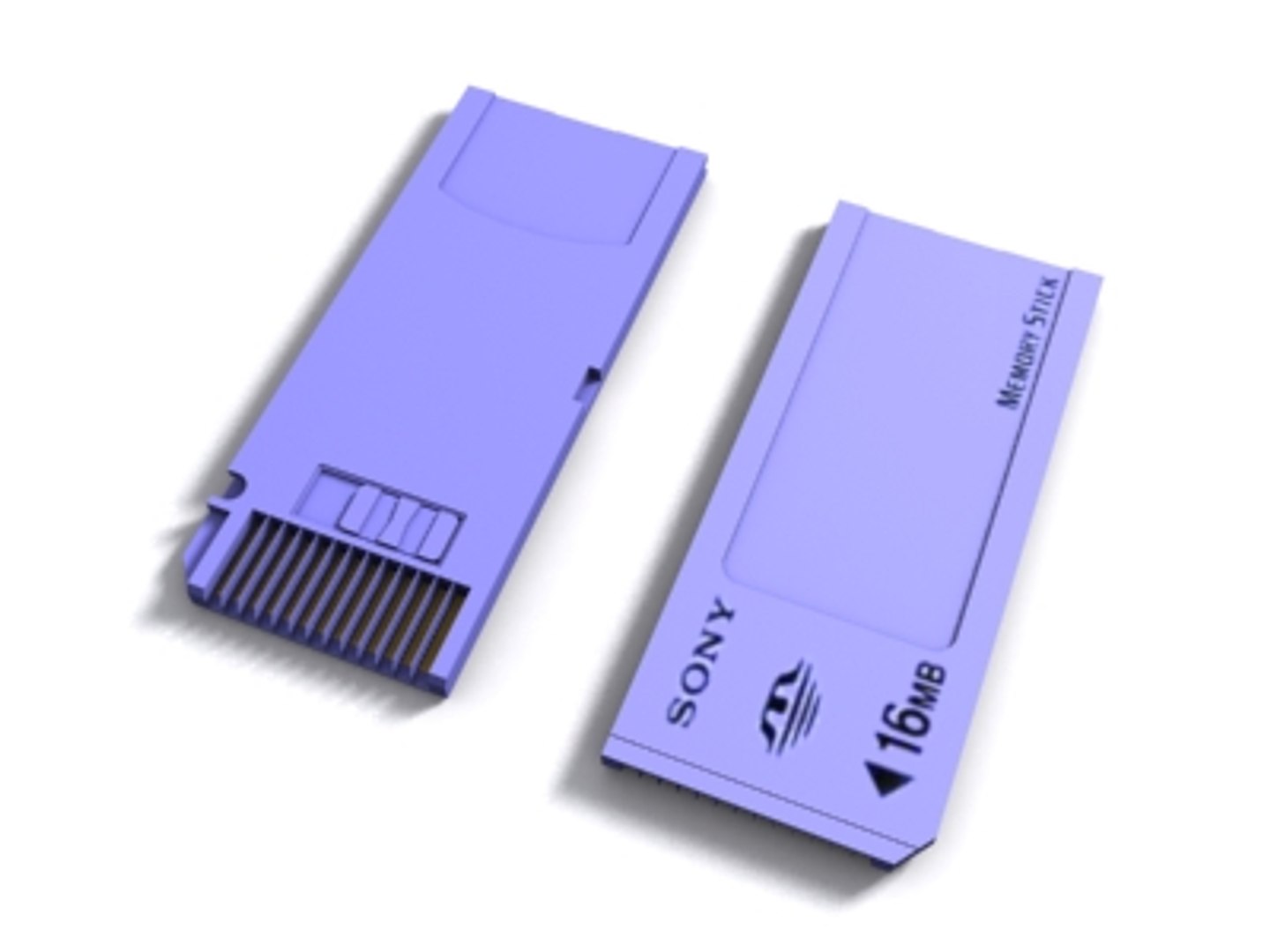 3d Sony Memorystick Memory Model