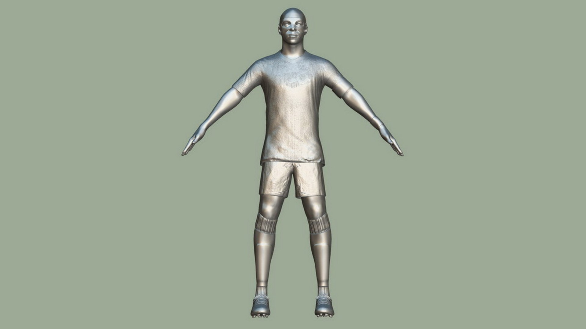 T-Pose Rigged Mbappe France Euro 2024 Model - TurboSquid 2250773