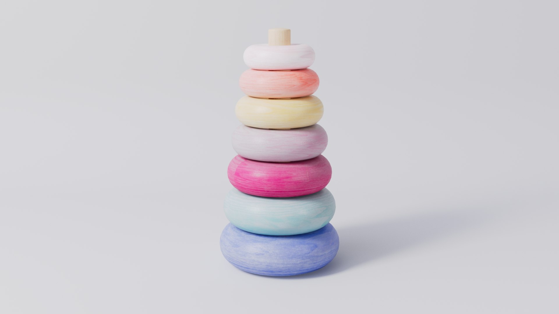3D Stacking Toy Color - TurboSquid 1863967