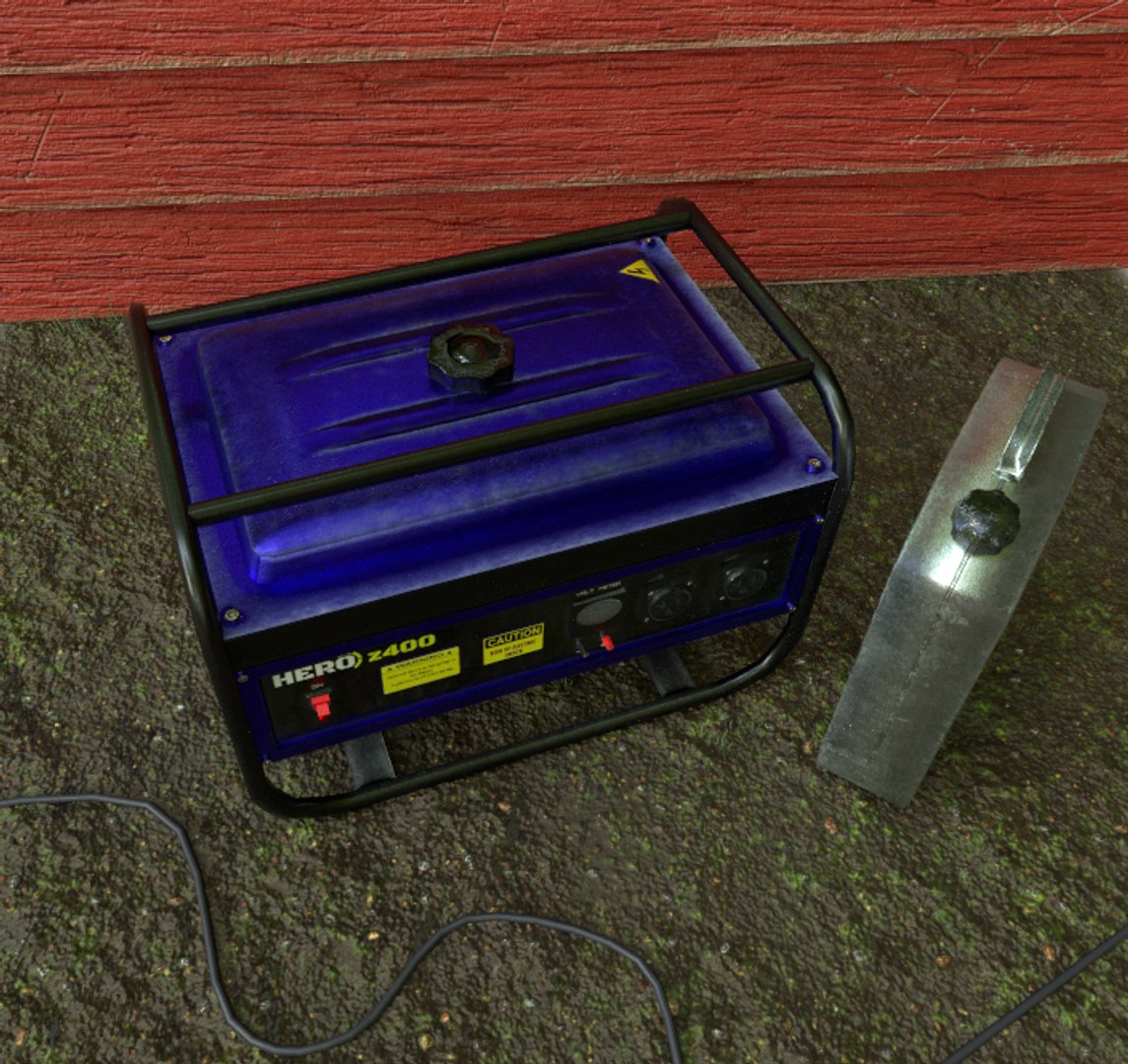 Electric Generator 3D Model - TurboSquid 1292678