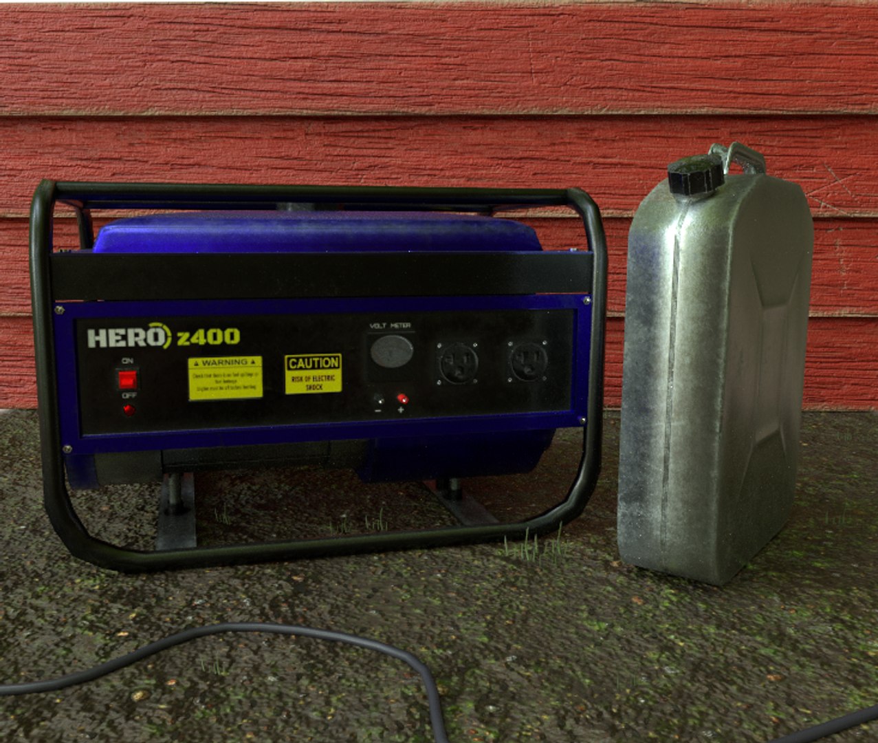 Electric Generator 3D Model - TurboSquid 1292678