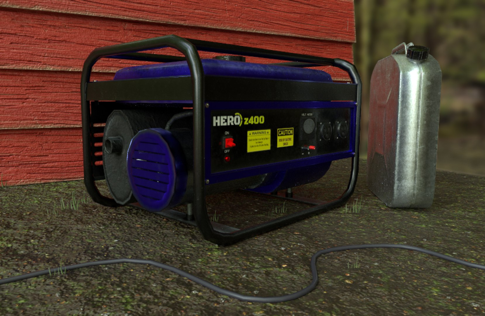 Electric Generator 3D Model - TurboSquid 1292678