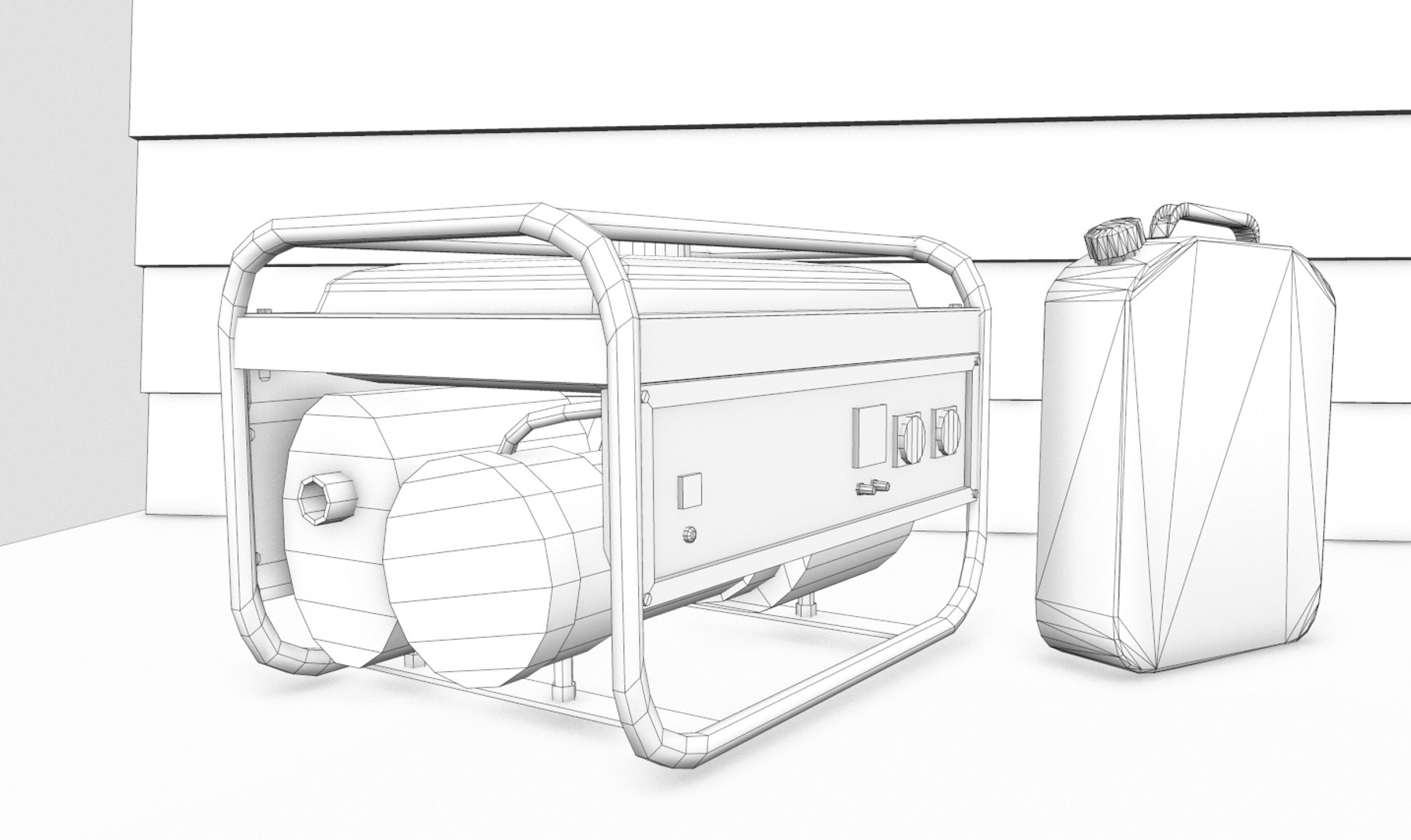 Electric Generator 3D Model - TurboSquid 1292678