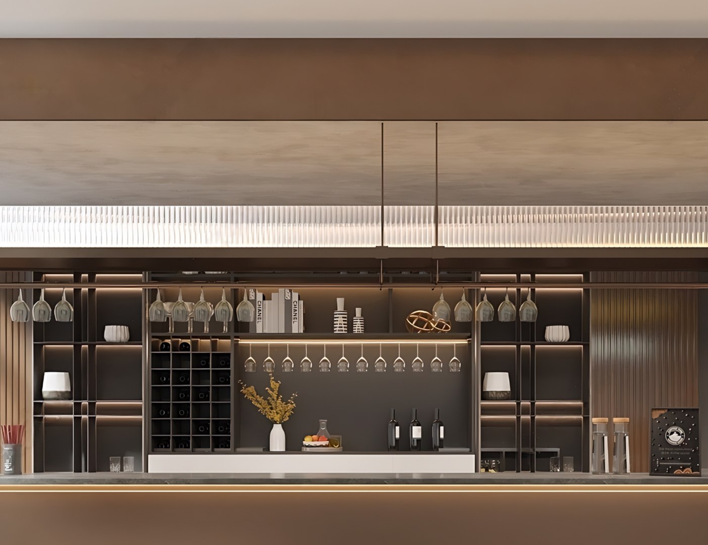 Coffeeshop Coffeehouse Cashier Barista Station Coffee Shop Model ...