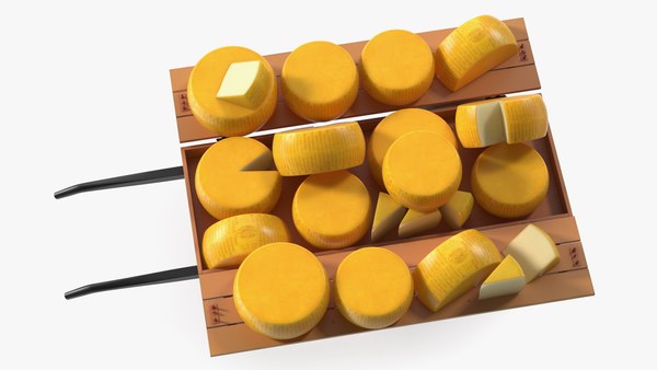 modelo 3d Carro de comercio de queso - TurboSquid 2256406