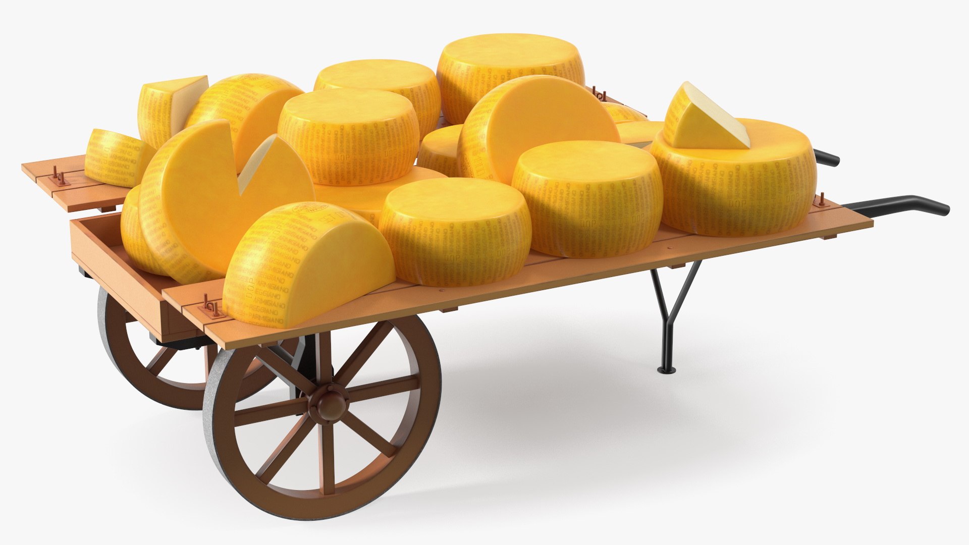 Cheese Trading Cart Model - TurboSquid 2256406