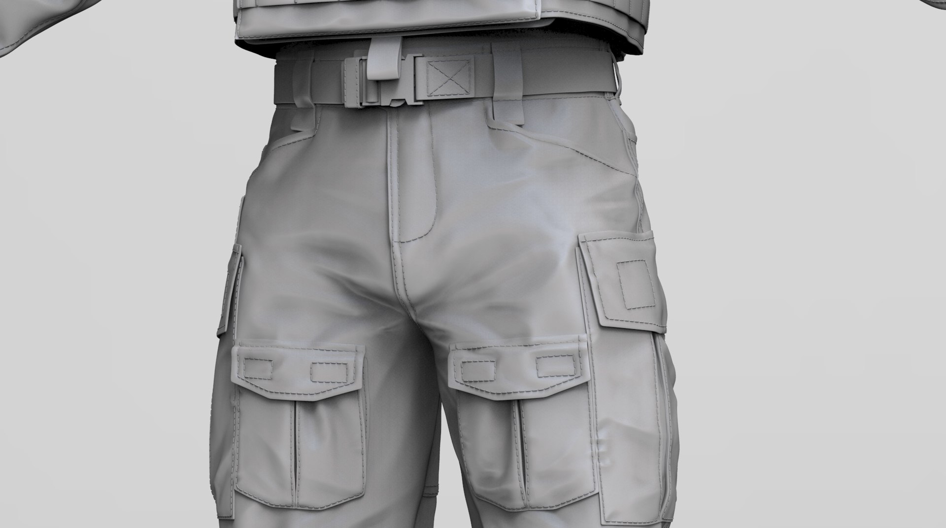 Special Force Soldier Zbrush 3D Model - TurboSquid 1496823