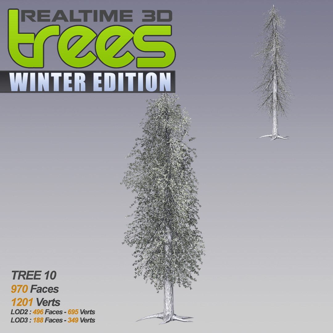 Realtime Trees V2 - 3d 3ds