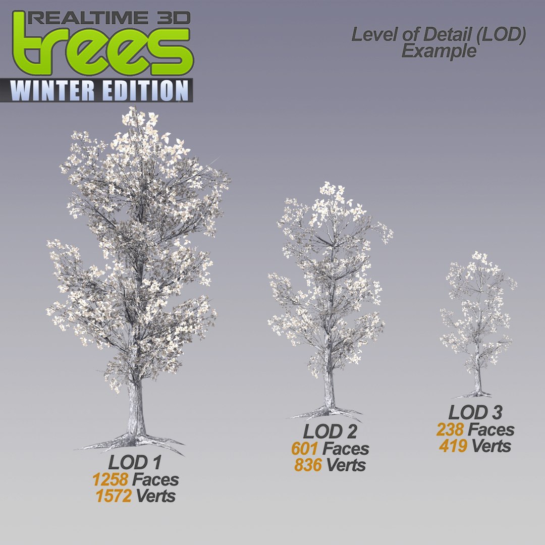 Realtime Trees V2 - 3d 3ds