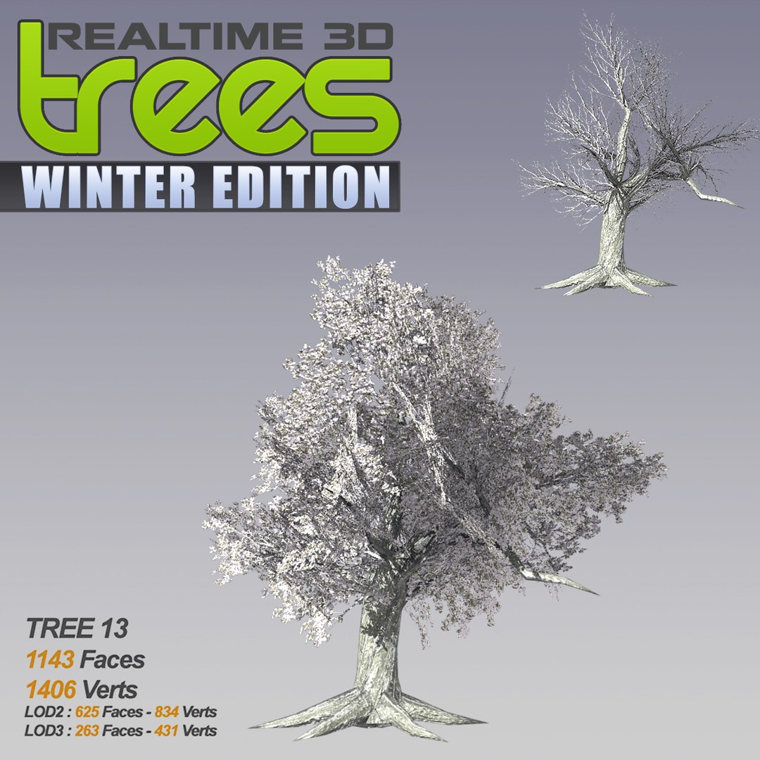 Realtime Trees V2 - 3d 3ds