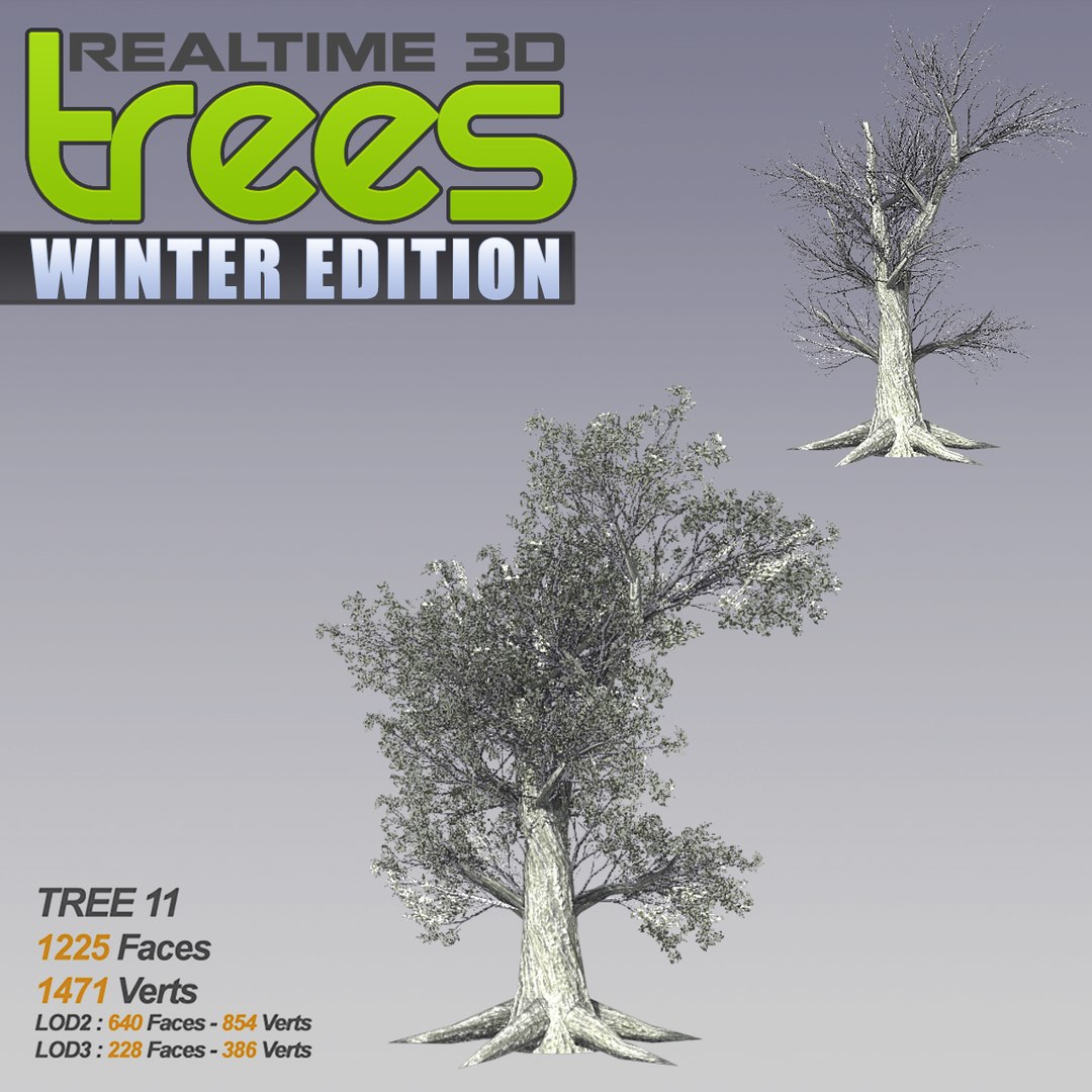 Realtime Trees V2 - 3d 3ds