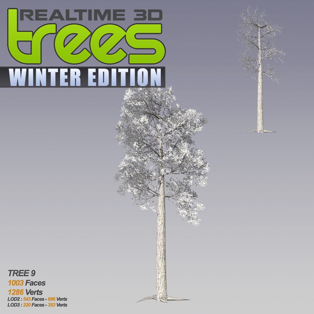 Realtime Trees V2 - 3d 3ds