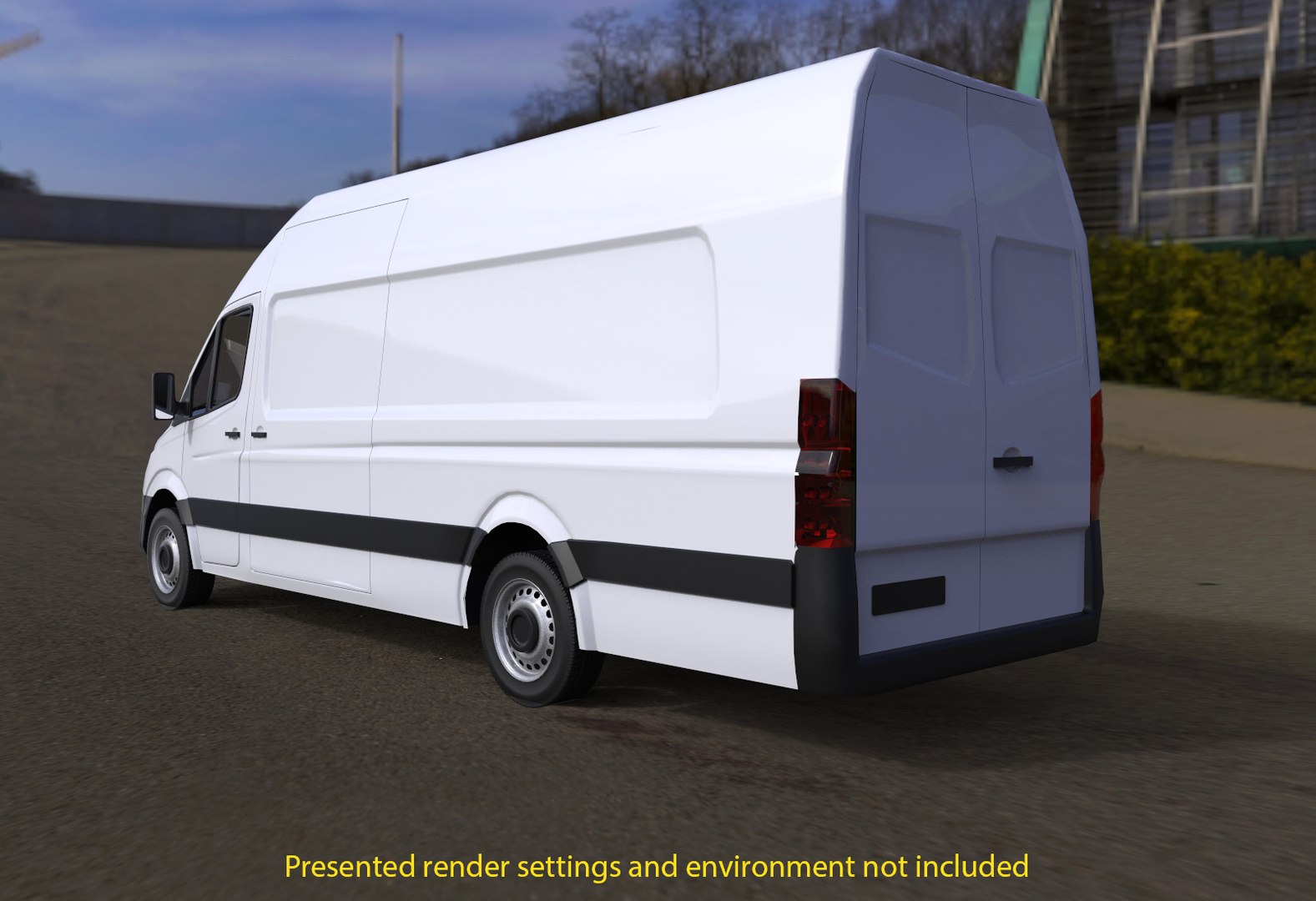 3D Sprinter Van - TurboSquid 1386209