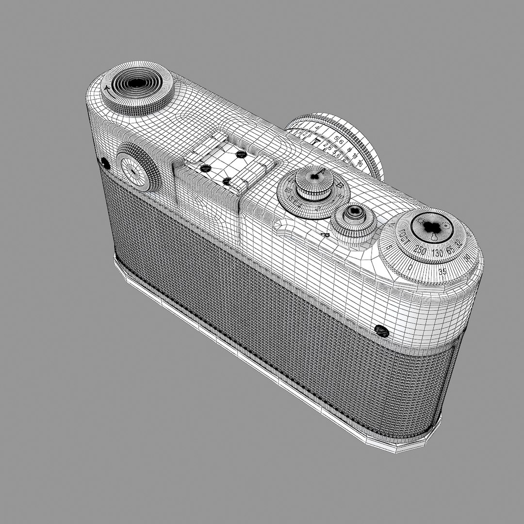 3d vintage camera model