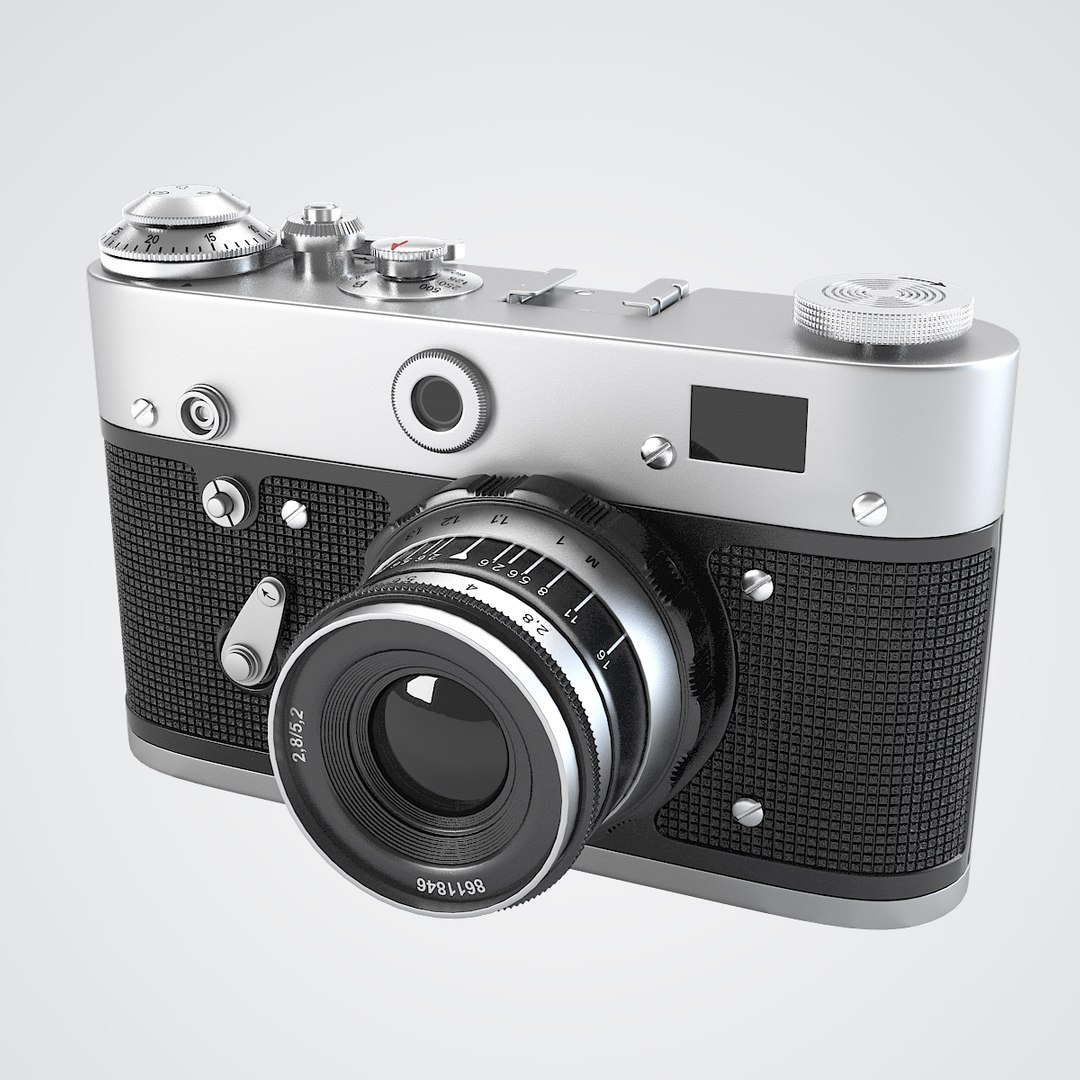 3d vintage camera model