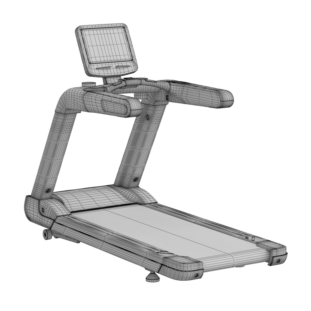 3D Model X-8500 Treadmill - TurboSquid 2002998