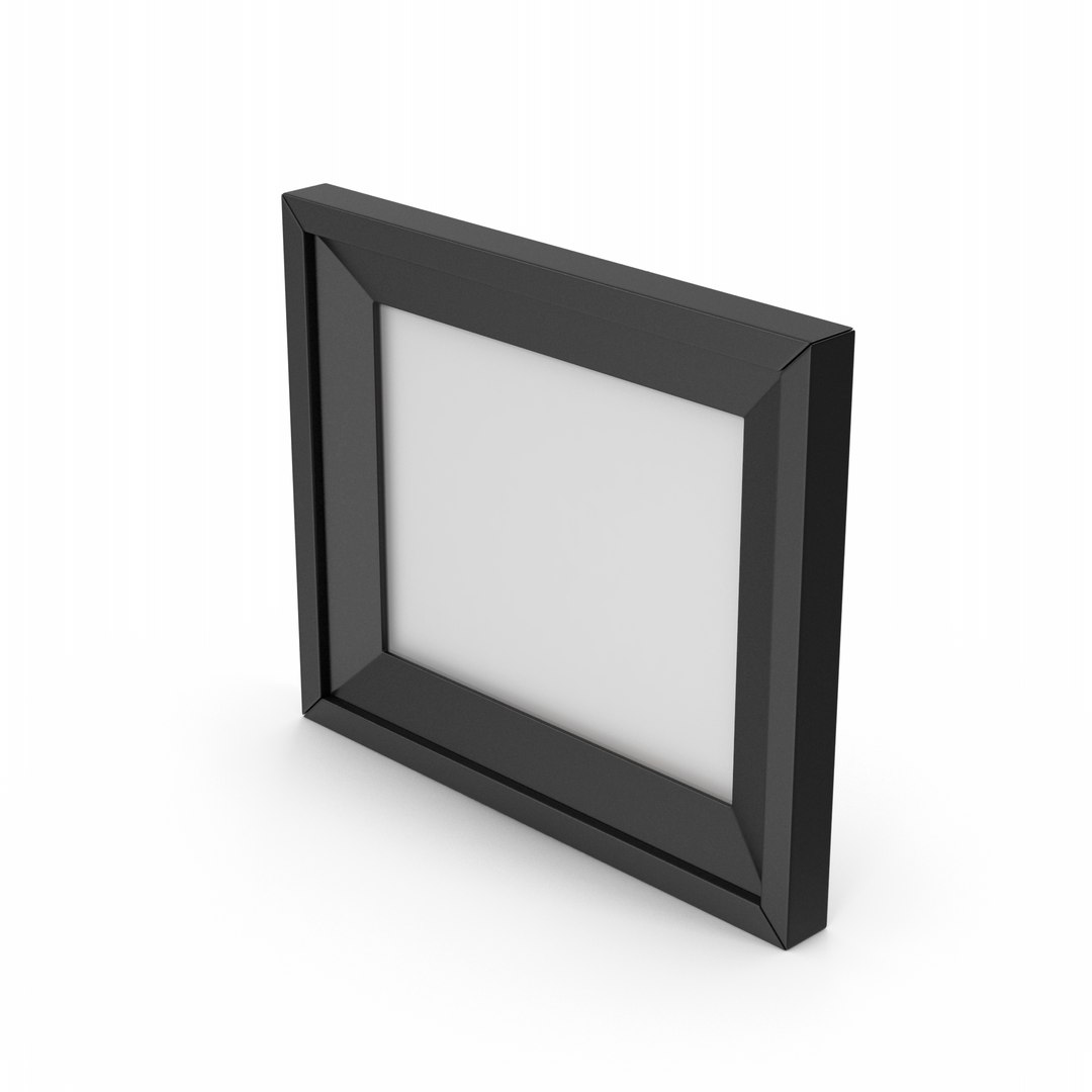 Black Picture Frame Model - TurboSquid 2091936
