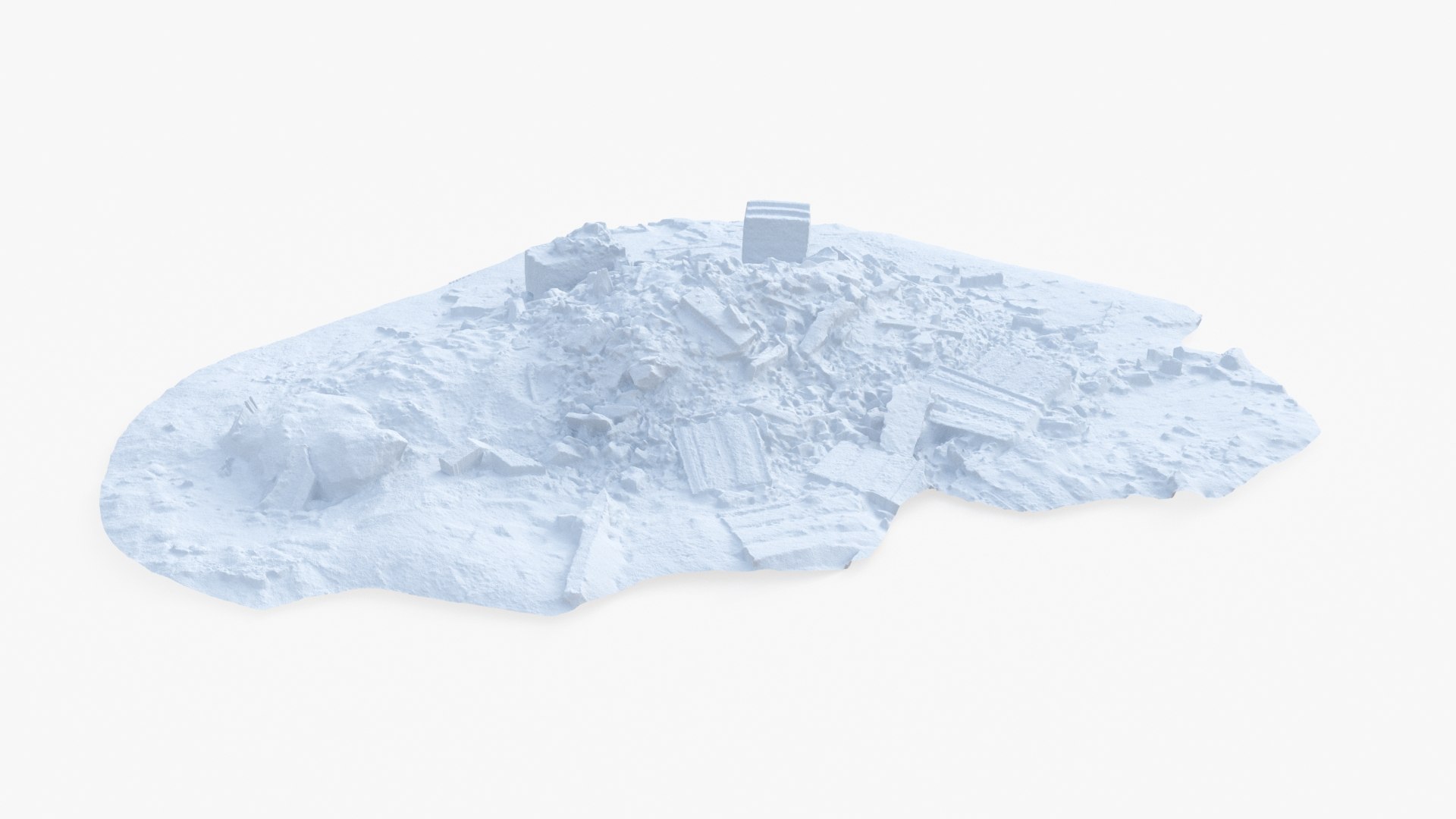 Rubble 3D Model - TurboSquid 1616523